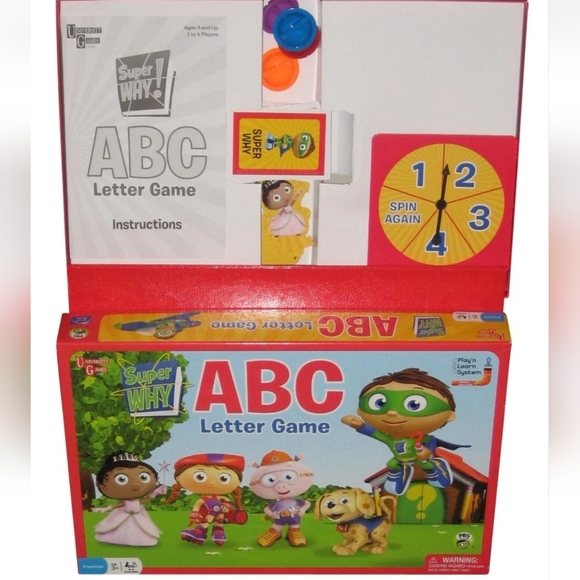 Pbs Kids | Toys | New Super Why Abc Letter University Games Kids ...